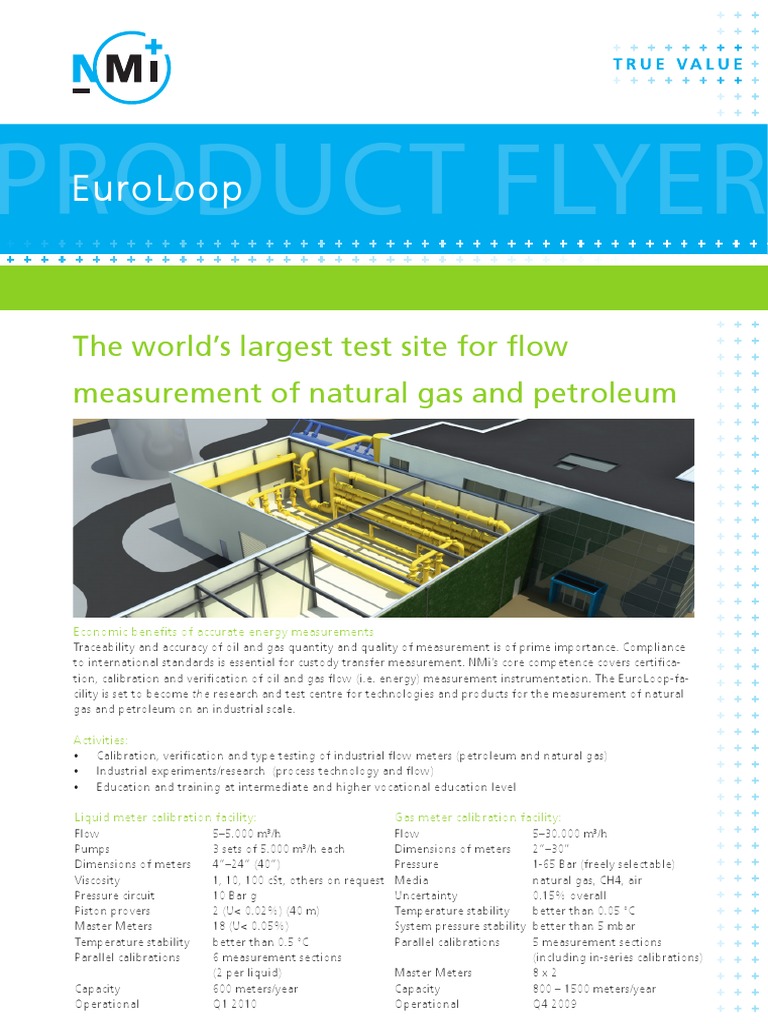 NMi Productflyer EuroLoop | PDF | Calibration | Metrology