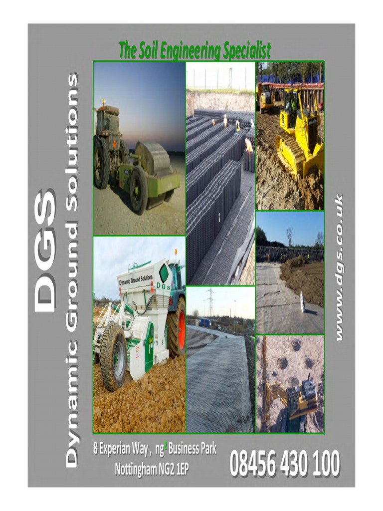 Dynamic Ground Improvement - DGS Brochure 2016 Reduced | PDF | Soil ...