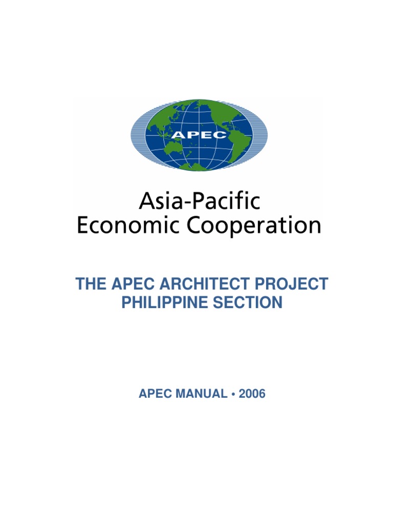 APEC Manual PDF | PDF | Licensure | Asia Pacific Economic Cooperation