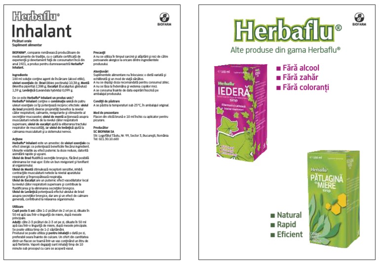 Herbaflu Inhalant - Sol - Orala | PDF