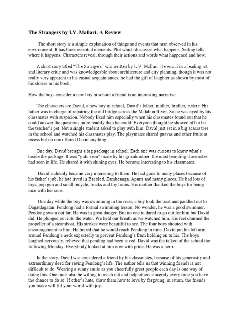 The Strangers by I | PDF