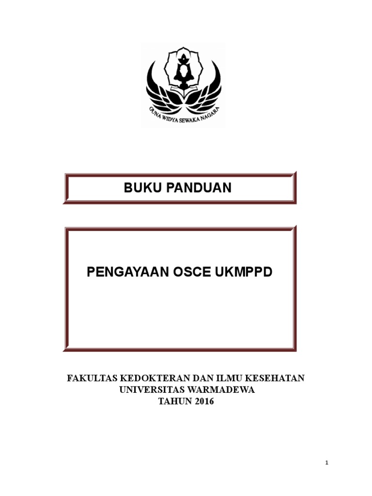 Buku Panduan Pengayaan OSCE UKMPPD 2 | PDF