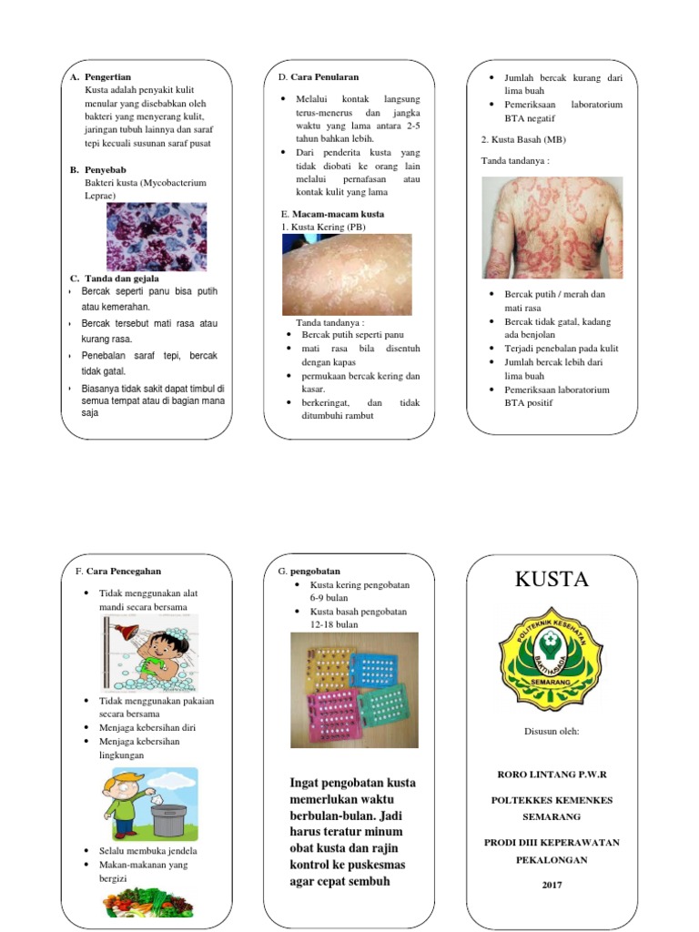 Pengertian, Gejala, dan Pengobatan Kusta | PDF