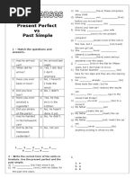 Present Perfect Indicators | PDF | Perfect (Grammar) | Verb