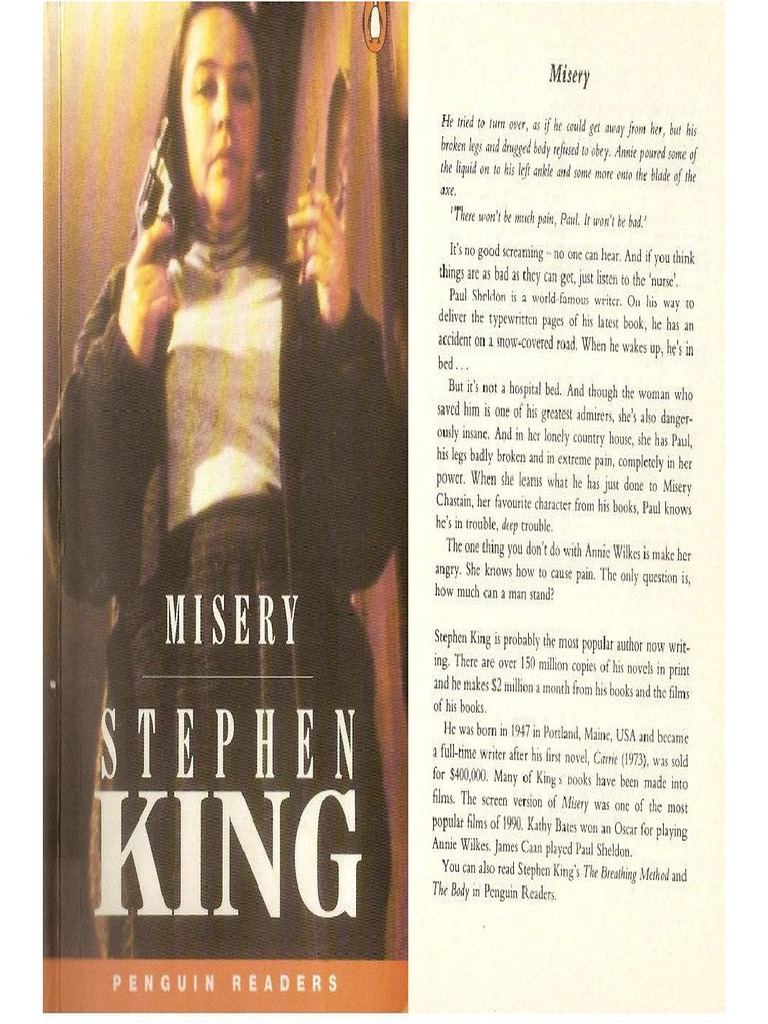 Level 6 Misery Stephen King Penguin Readers PDF | PDF