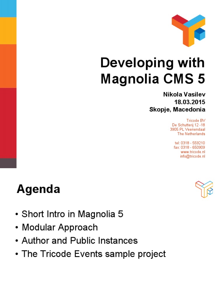 Developing With Magnolia Cms | Download Free PDF | Modularity ...
