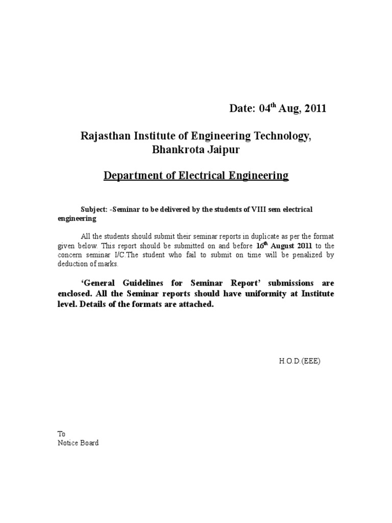 Seminar Format | PDF | Publishing | Written Communication