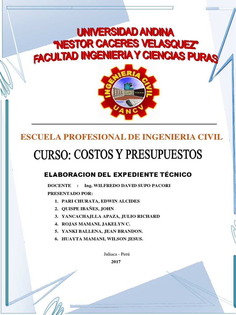 Caratula Uancv | PDF