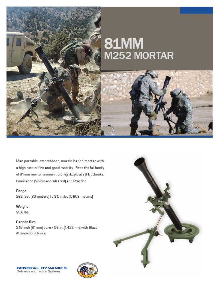 81mm Weapon | PDF | Mortar (Weapon) | Warfare
