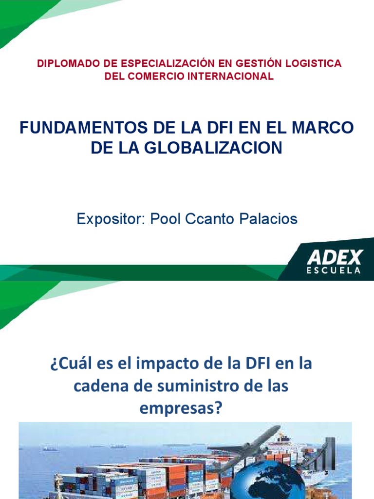 Fundamentos de La DFI en El Marco de La Globalizacion | PDF | Logística ...