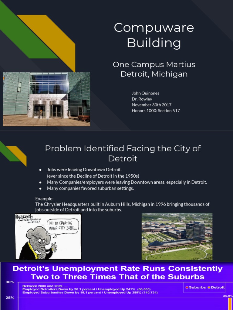 Compuware Building - Honors - What Should We Do - Presentation | PDF ...