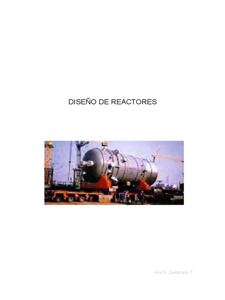 Diseño de Reactores | PDF | Reactor Quimico | Calor