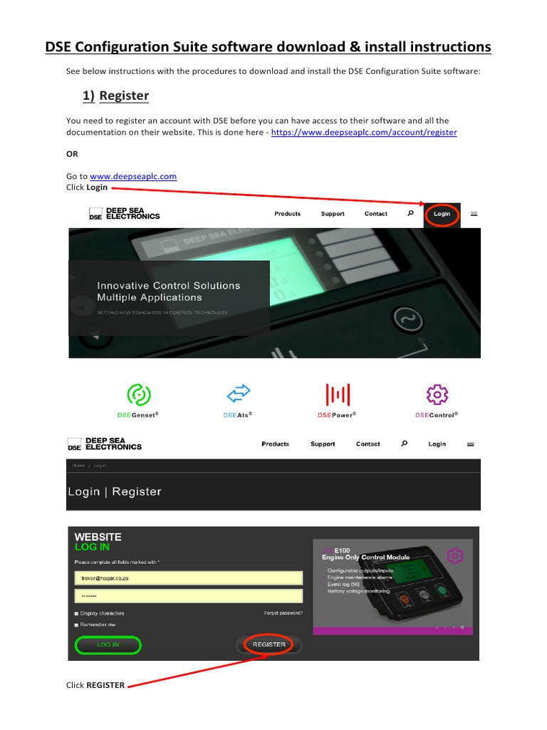 DSE Configuration Suite Software Download:Install Instructions | PDF