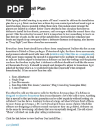 Football Practice Plan | PDF | American Football | Football Codes