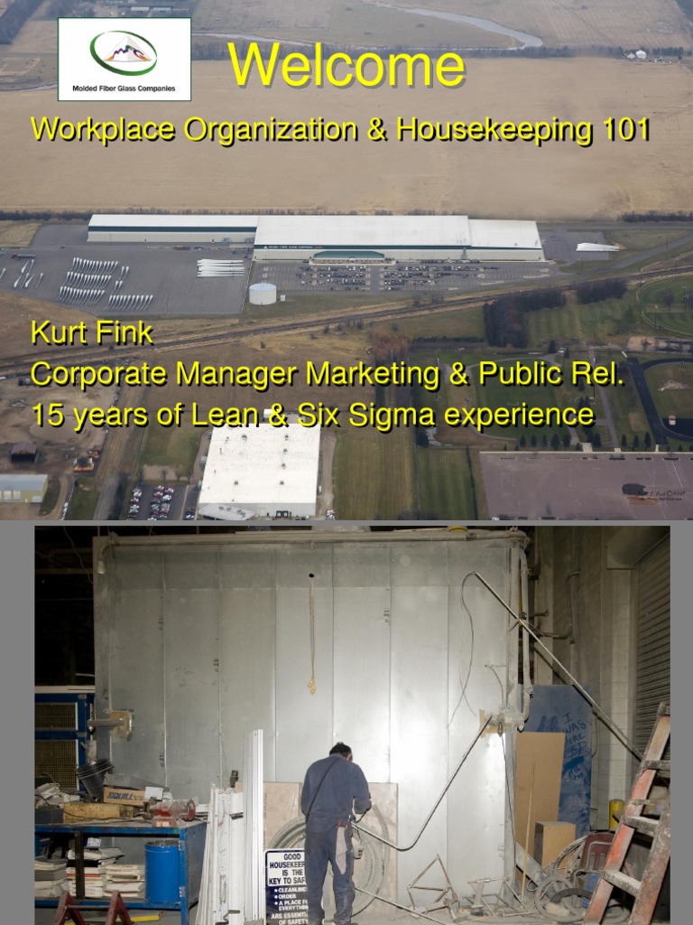 Welcome: Workplace Organization & Housekeeping 101 | PDF | Lean Manufacturing | Inventory