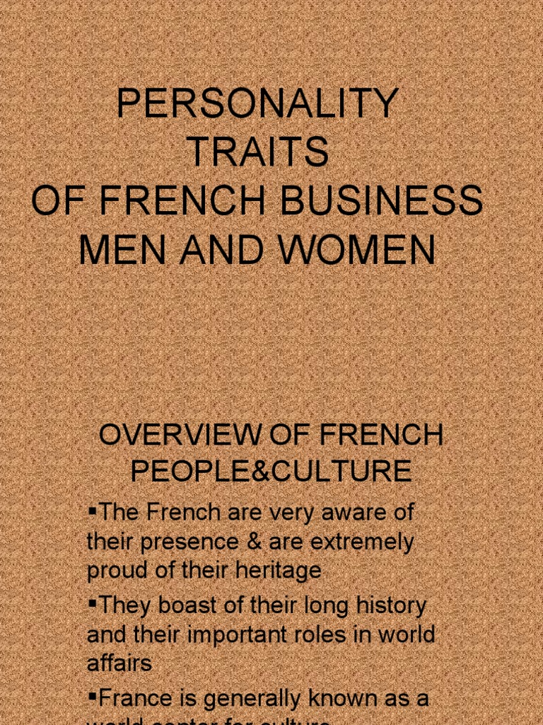Overview of French People&Culture | PDF | Lifestyle