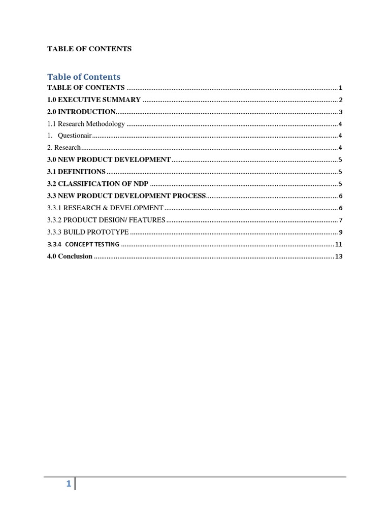Example NPD Report Acik | PDF | Motorcycle | New Product Development