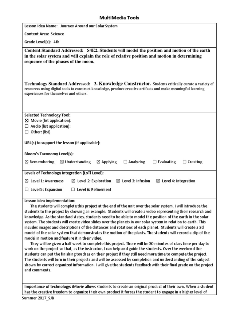 08 Multimedia Tools Lesson | PDF | Cognition | Learning