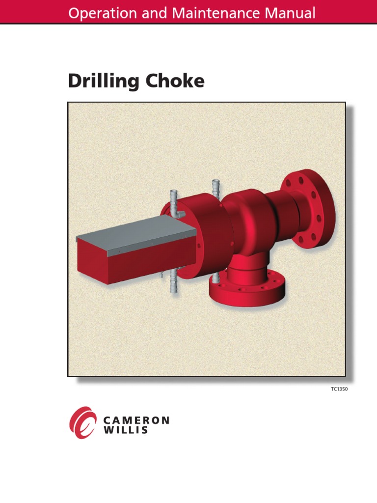 Tc1350 Drilling Choke | PDF | Mechanical Engineering | Machines