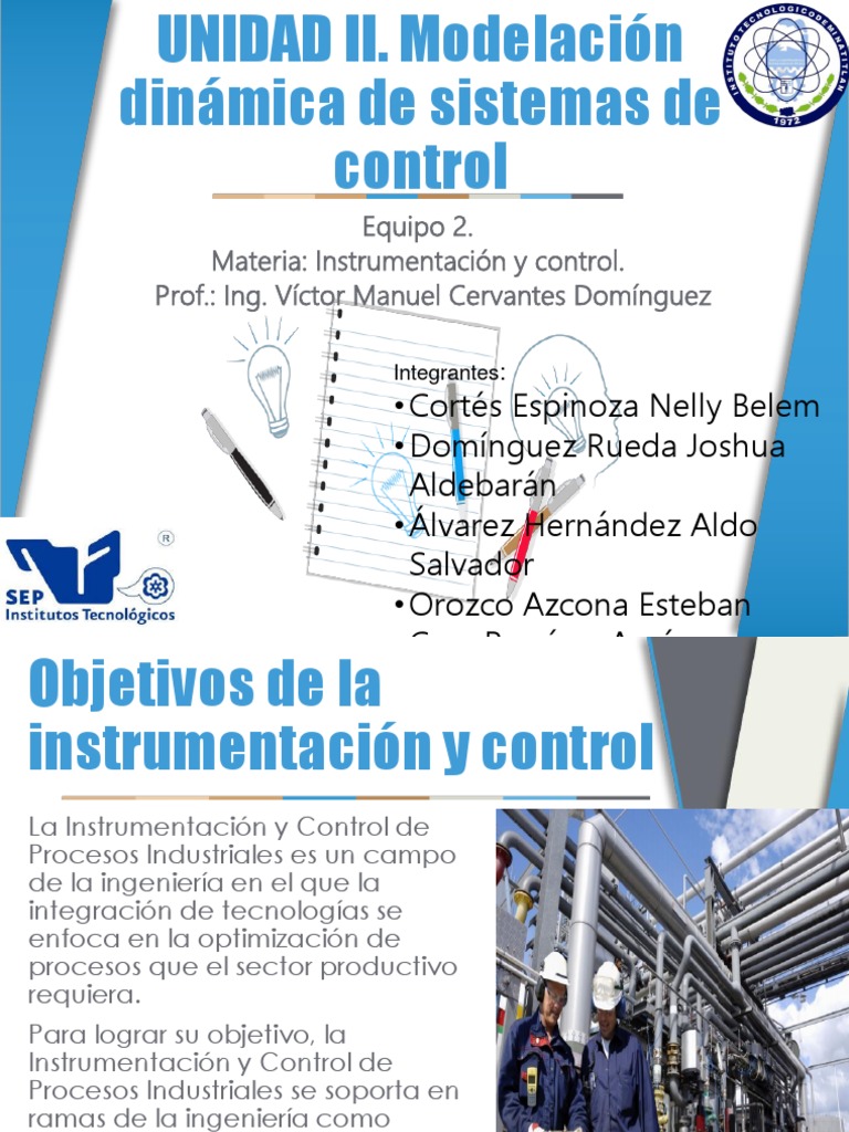 Modelación Dinámica en Control de Sistemas | PDF | Sistema de control ...