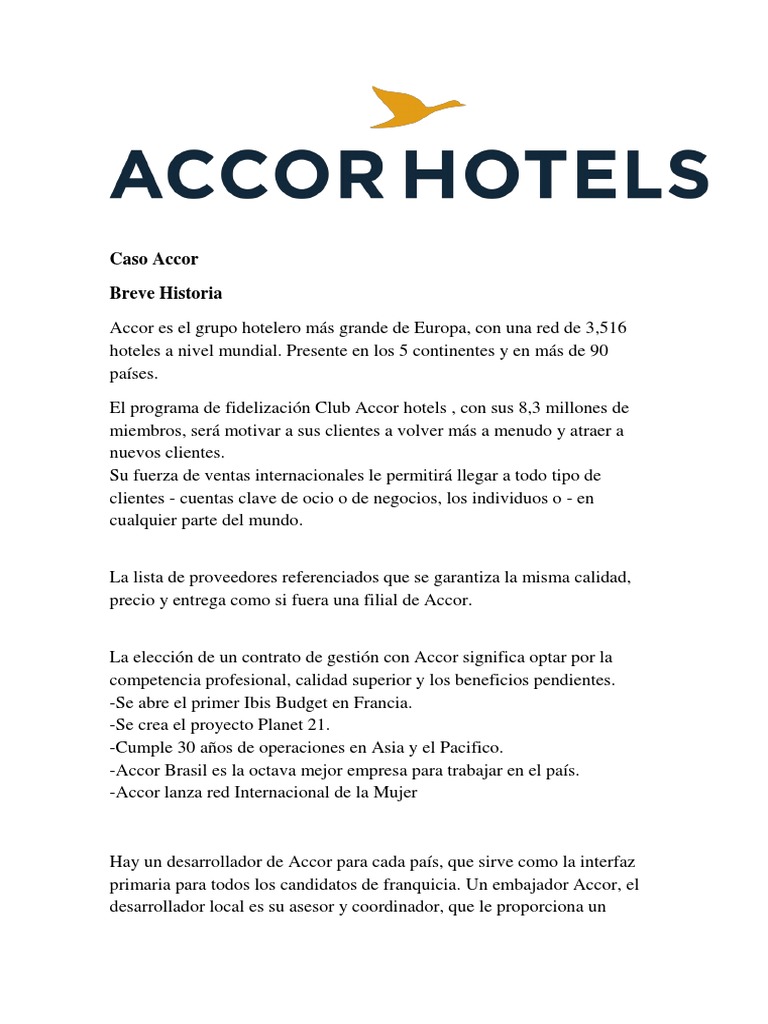 Accor | PDF | Hotel | Marca