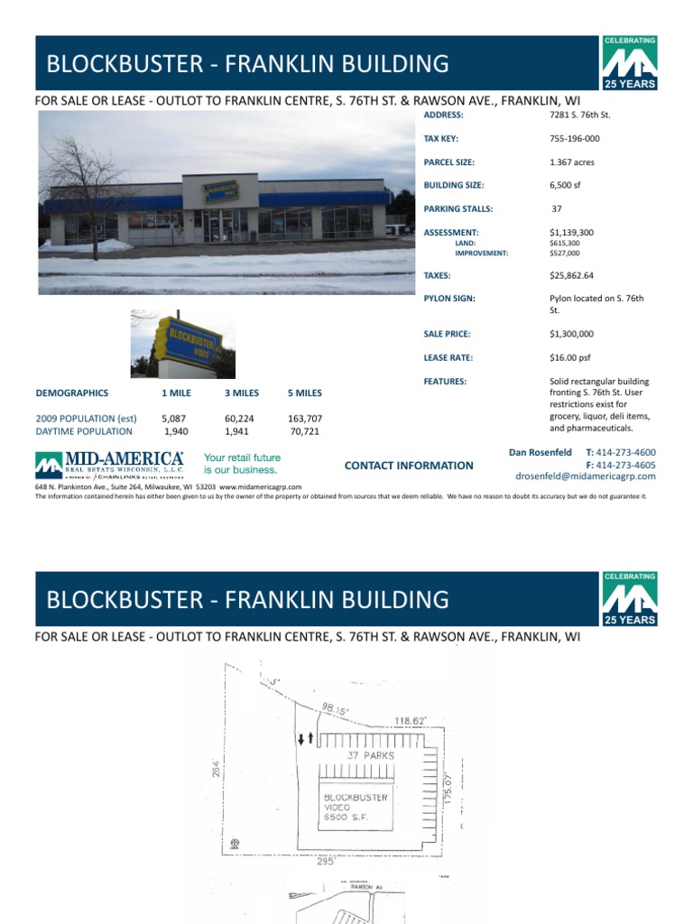 Blockbuster Flyer | PDF | Real Estate Broker | Common Law