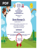 Certificate For SSG Officers | PDF