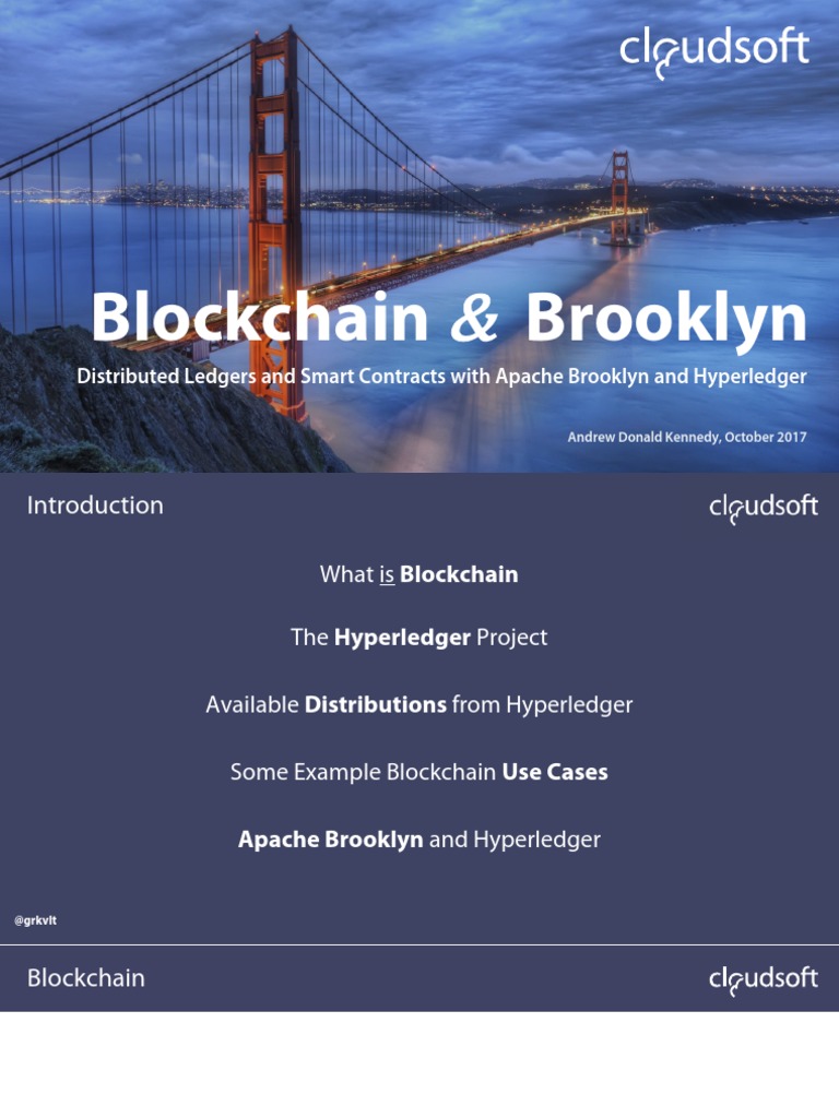 Hyperledger Lightning Talk - October 2017 | PDF | Computer Networking | Information Technology ...