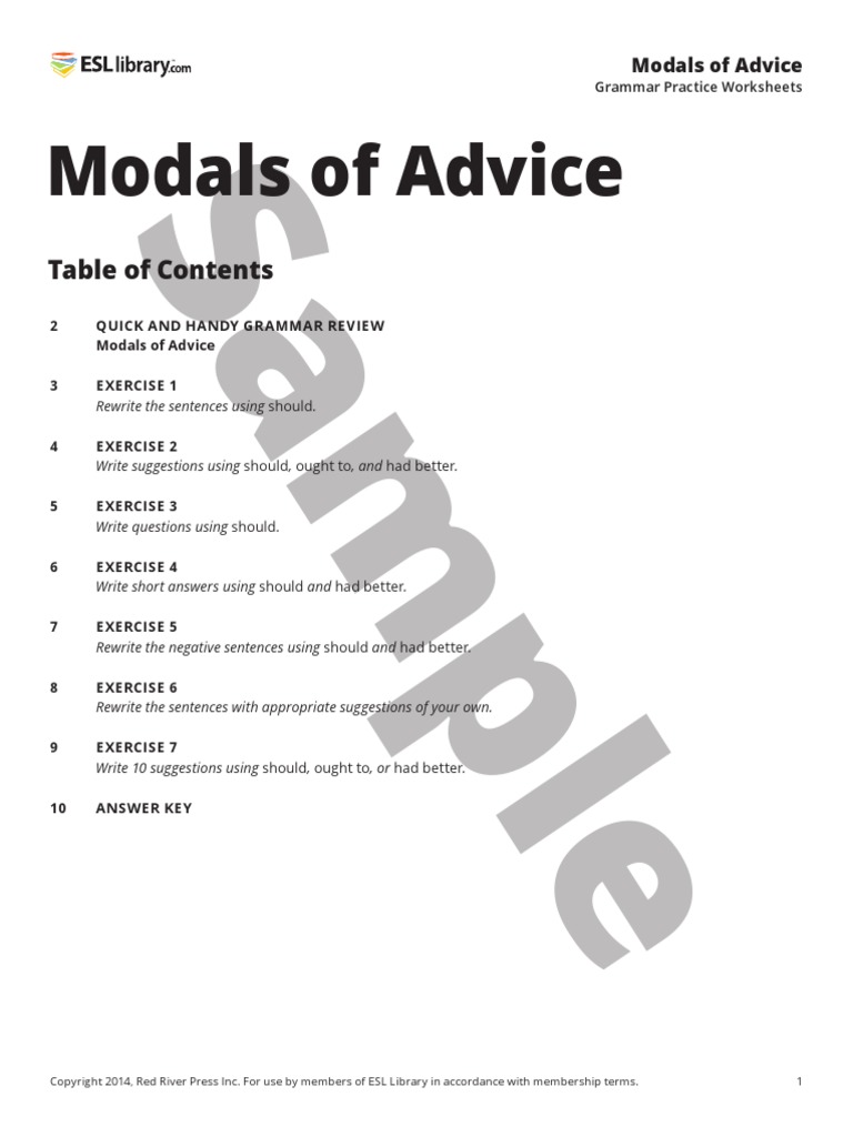 Grammar-Practice-Worksheets Sample ESLlibrary PDF | PDF | Onomastics ...