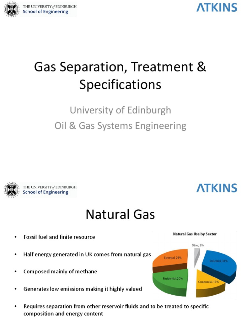 Gas Separation, Treatment and Specifications 2017 | PDF | Natural Gas ...