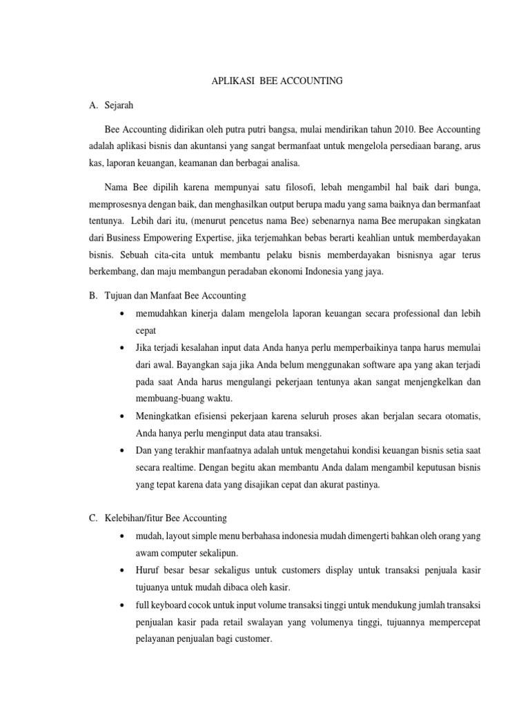 Bee Accounting | PDF