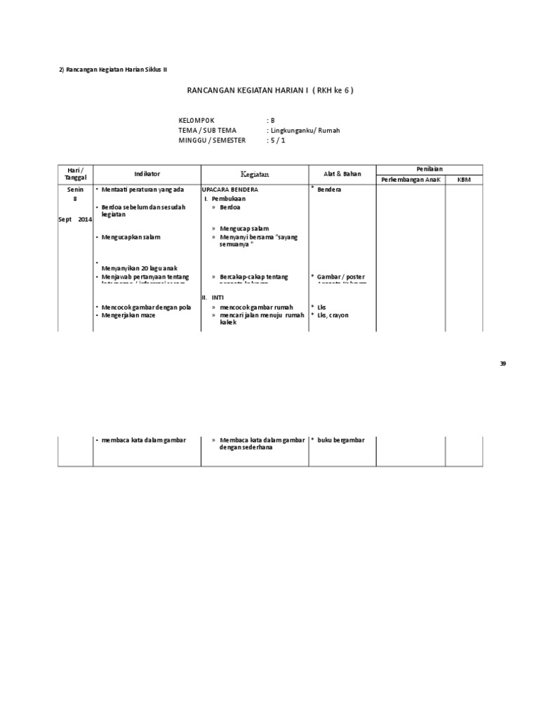 RKH Siklus 2-6 | PDF