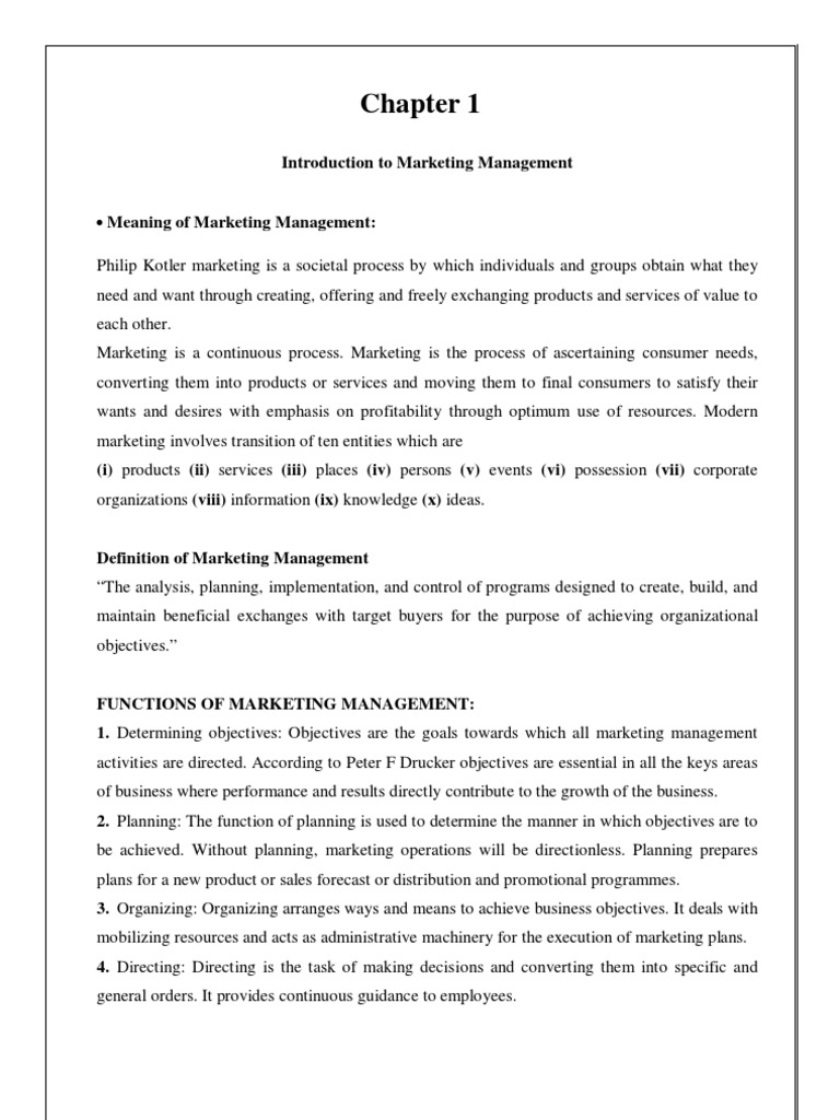 Marketing Management | PDF