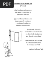 Poesias Por El Dia de La Patria | PDF | Perú | Amor