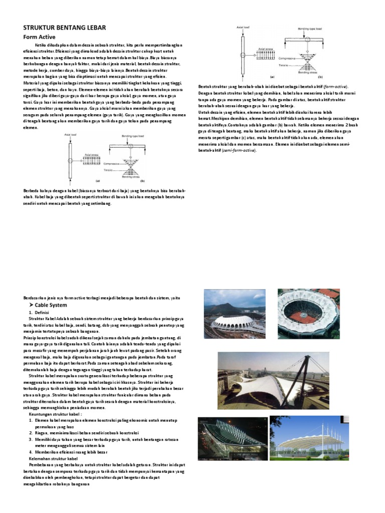 Form Active Sistem Struktur | PDF