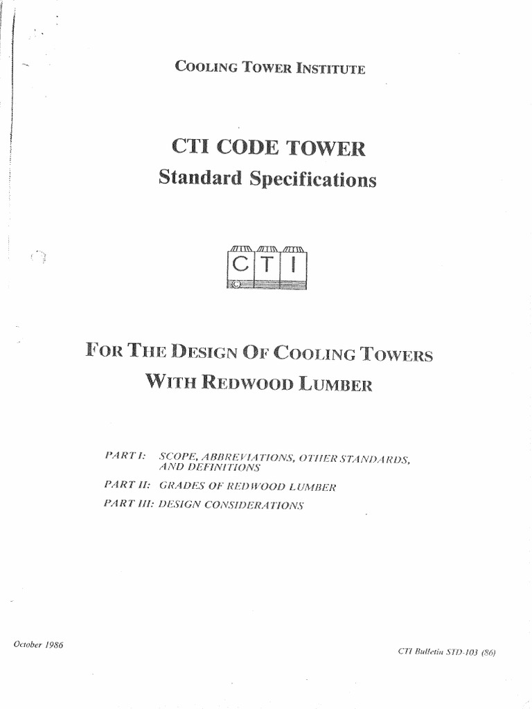 Cti STD 103 | PDF