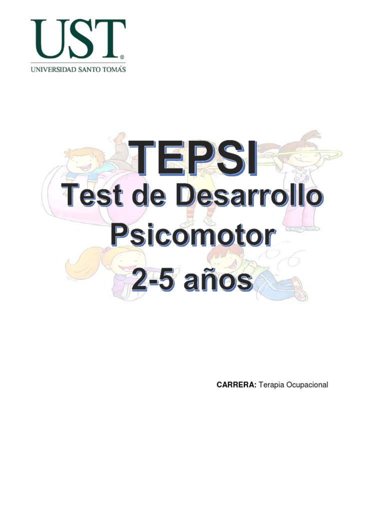 Evaluación Psicomotora Infantil TEPSI | PDF | Sicología