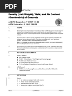 Astm C138 C138M 07 | PDF | Concrete | Density
