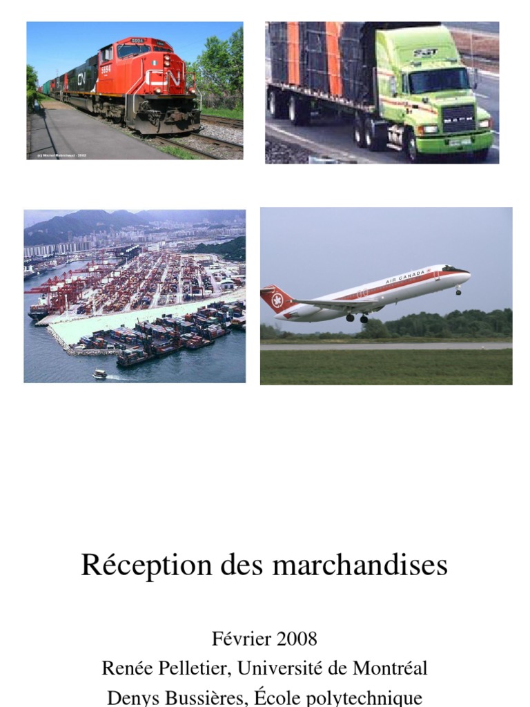 Reception de Marchandise S 2008 | PDF | Transport de marchandises ...