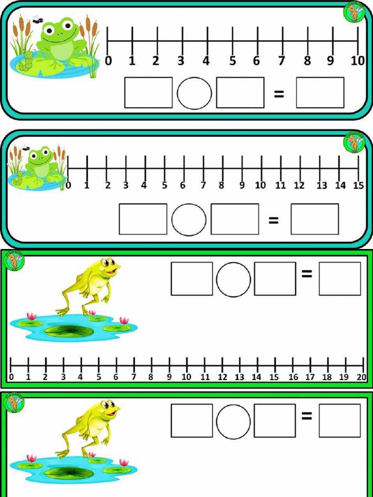 Sumando y Restando Con La Ranita