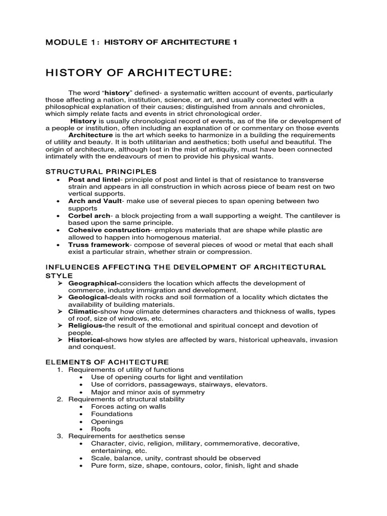 HOA Module | PDF | Gothic Architecture | Vault (Architecture)