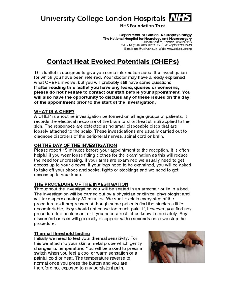 CHEP Hospitol Procedure | PDF | Stimulus (Physiology) | Pain