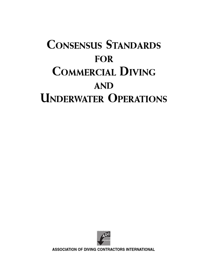 ADCI CS International Handbook | PDF | Scuba Diving | Underwater Diving