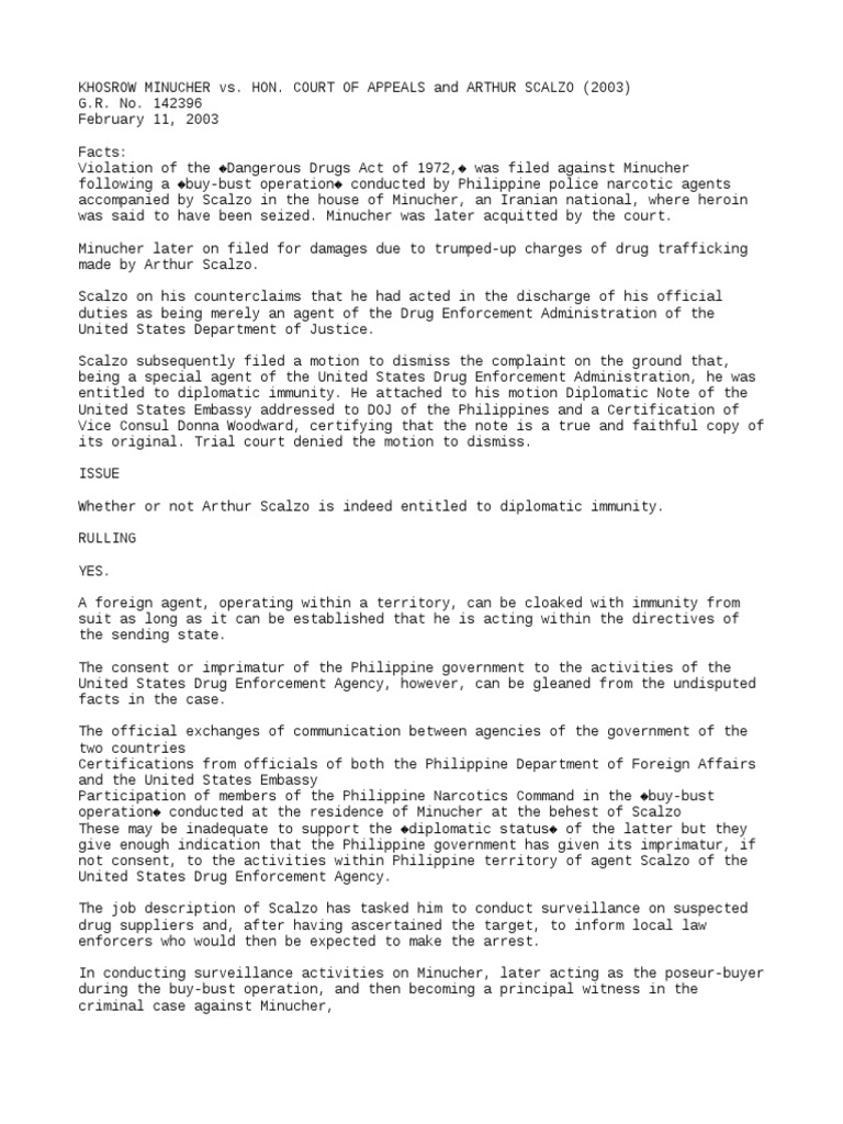 Khosrow Minucher vs. Hon. Court of Appeals and Arthur Scalzo (2003 ...