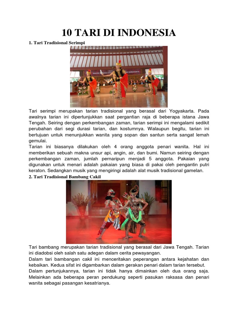 Tugas Portofolio Tari | PDF