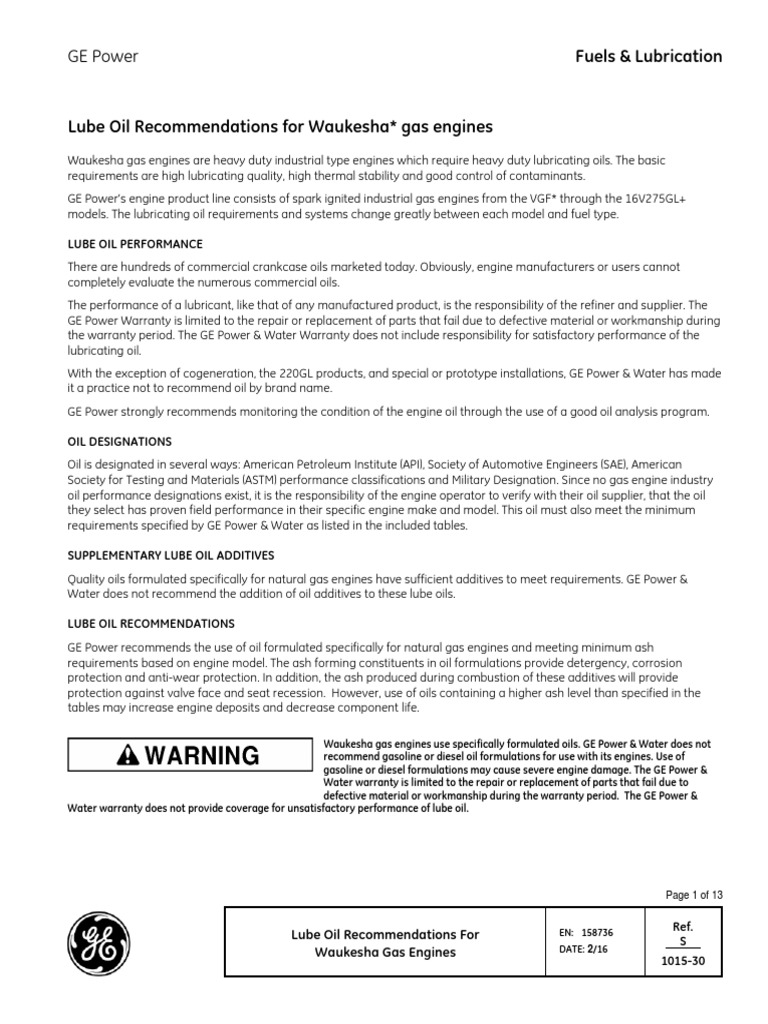 Lube Oil Recommendation PDF | PDF | Lubricant | Motor Oil