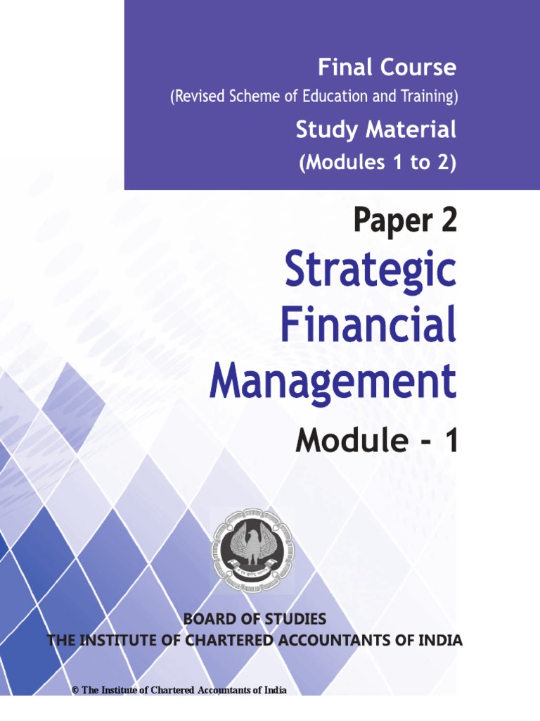 Strategic Financial Management | Download Free PDF | Valuation (Finance ...