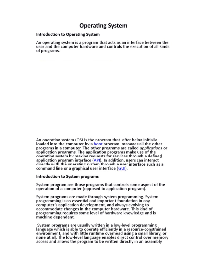 Operating System | Download Free PDF | Operating System | Real Time ...