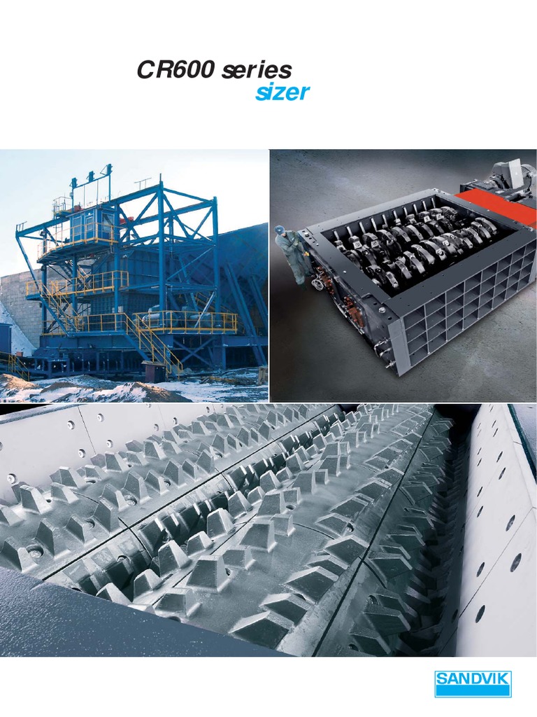 CR600 Sizer Brochure PDF | PDF | Mining | Industries