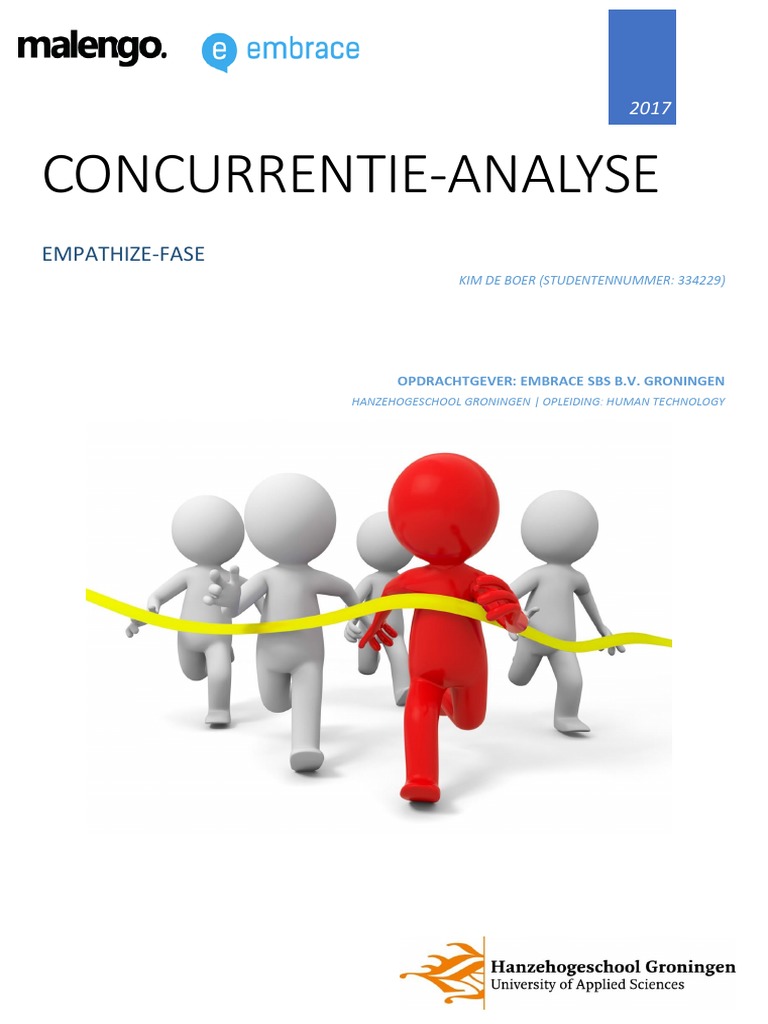 Concurrentieanalyse Juiste Versie | PDF